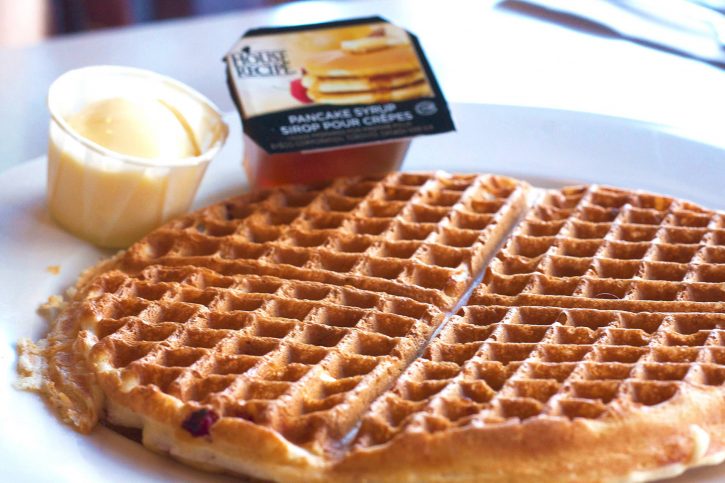 Raspberry Waffle with Surprise Filling | Hidden Gems Vancouver