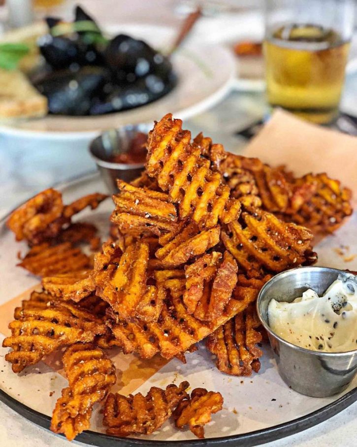Yam Waffle Fries | Hidden Gems Vancouver
