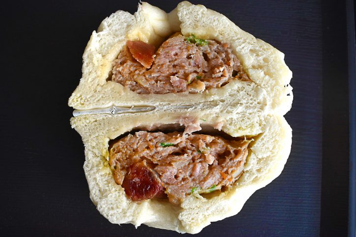 Steamed Pork & Salted Yolk Bun | Hidden Gems Vancouver