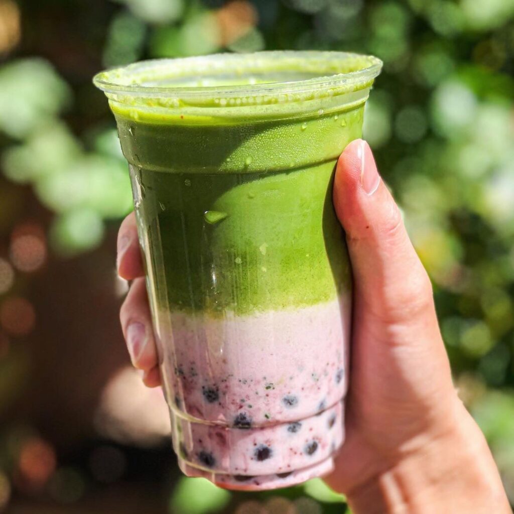 Iced Strawberry Matcha Latte | Hidden Gems Vancouver