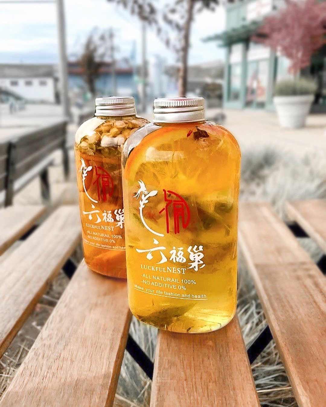 Lemon Flower Fruit Tea | Hidden Gems Vancouver