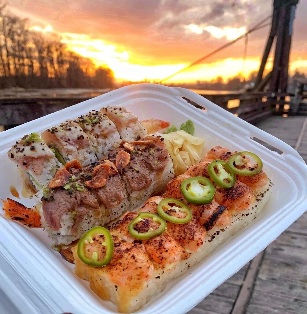 Loku Aburi Combo Platter | Hidden Gems Vancouver