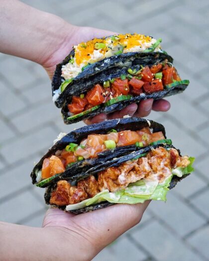 Spicy Tuna Nori Taco | Hidden Gems Vancouver