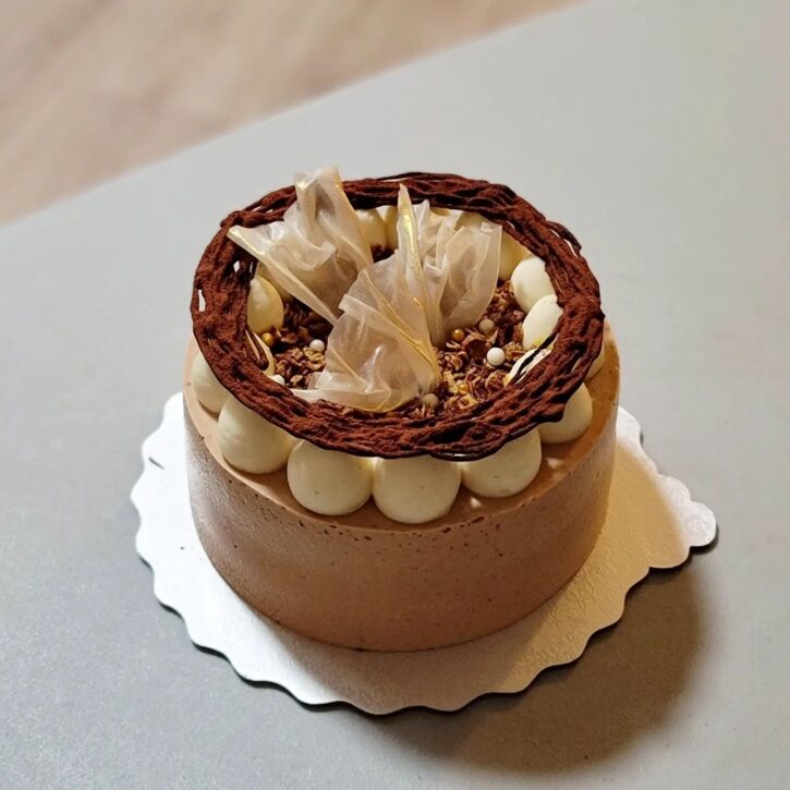 Earl Grey Chocolate Mochi Mousse Cake | Hidden Gems Vancouver